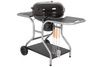 Grill ogrodowy Omega, okrągły z pokrywą i popielnikiem | Sklep ...